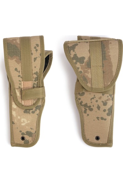 Asker Kolisi Askeri Jandarma Kamuflaj Desenli Klasik 9 mm Tabanca Kılıfı Asker Kolisi Askeri Jandarma Kamuflaj Desenli Klasik 9 mm Tabanca Kılıfı