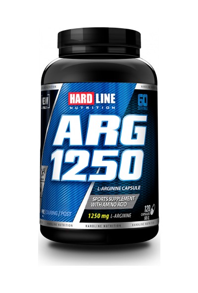 Hardline ARG 1250 Mg 120 Kapsül - (Arginine, Arjinin ) Hardline ARG 1250 Mg 120 Kapsül - (Arginine, Arjinin )