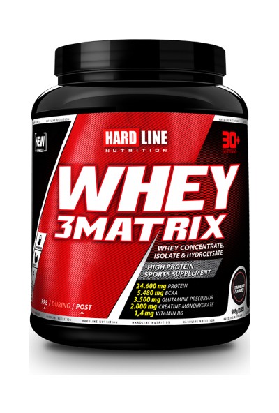 Hardline Whey 3 Matrix Protein Tozu 908 gr Hardline Whey 3 Matrix Protein Tozu 908 gr