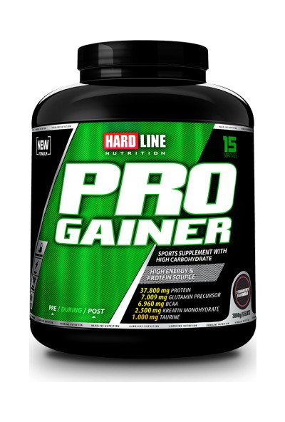 Hardline Nutrition Progainer Kilo Almaya Yardımcı 3000 gr. Çilek Hardline Nutrition Progainer Kilo Almaya Yardımcı 3000 gr. Çilek