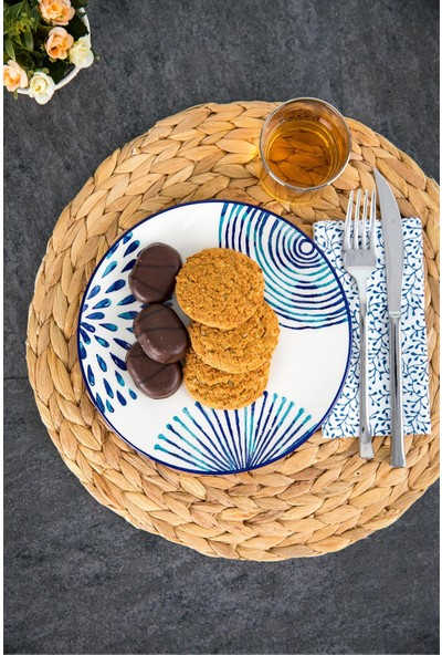 Doreline 6 Adet Hasır Rattan Lüx Dekoratif Amerikan Servis Supla Ø35 Doreline 6 Adet Hasır Rattan Lüx Dekoratif Amerikan Servis Supla Ø35