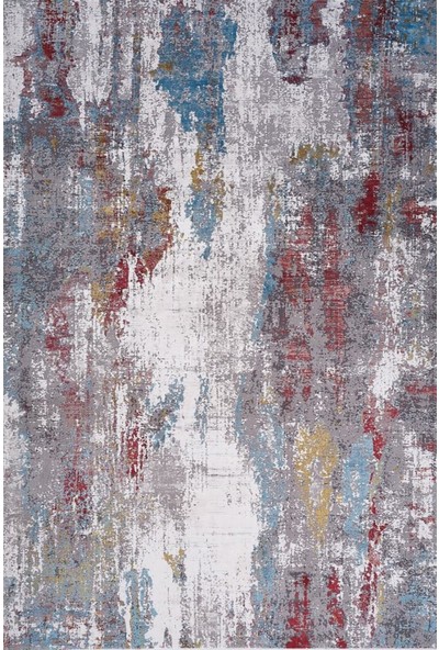 Linahalı Degrade Dekoratif Saçaklı Kaydırmaz Taban Baskılı Modern Halı Gri Linahalı Degrade Dekoratif Saçaklı Kaydırmaz Taban Baskılı Modern Halı Gri