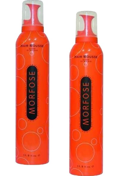 Morfose Saç Köpüğü Turuncu 350 ml 2 Adet