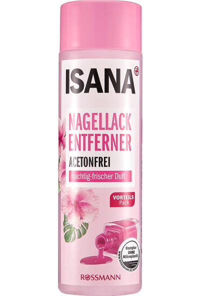 Isana Asetonsuz Oje Çıkarıcı Avantajlı Boy 200 ml