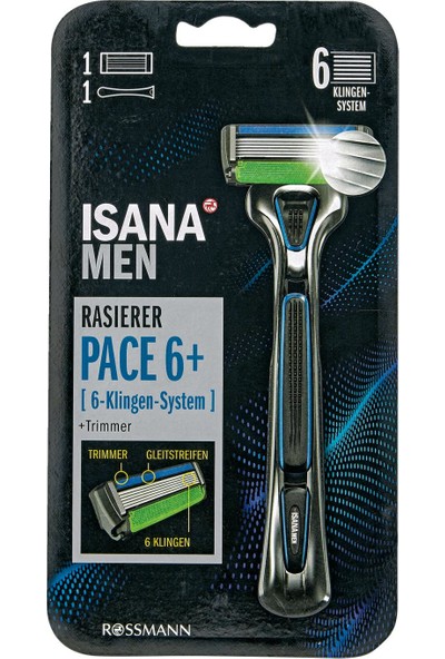 Isana Men Tıraş Makinesi Pace 6 6 Bıçaklı Sistem 1 Adet