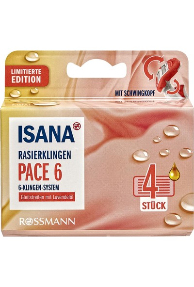 Isana Yedek Tıraş Bıçağı Bayanlar Için, 6 Bıçaklı 4'lü Isana Yedek Tıraş Bıçağı Bayanlar Için, 6 Bıçaklı 4'lü