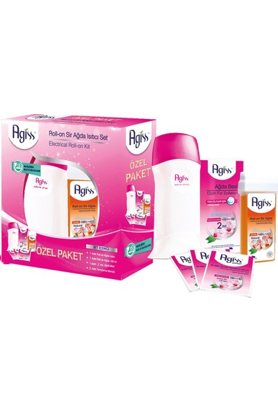 Agiss Ağda Roll-On Isıtıcılı Ağda Seti Agiss Ağda Roll-On Isıtıcılı Ağda Seti