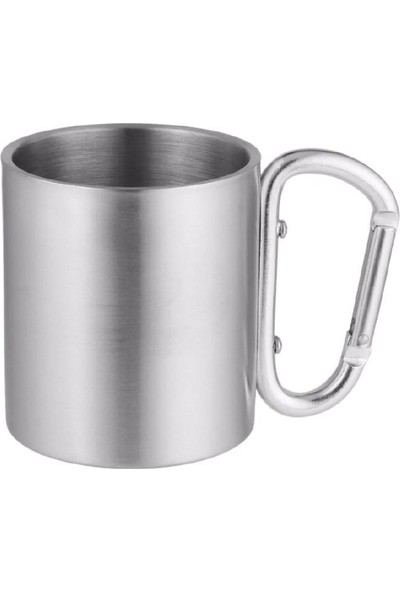 Nurgaz Krom Çift Katmanlı Karabinalı Kupa