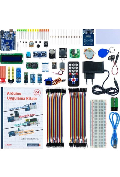 Robotistan Arduino Proje Seti - Full Set - Kitaplı ve Videolu Robotistan Arduino Proje Seti - Full Set - Kitaplı ve Videolu