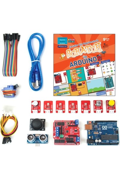 Robotistan Çocuklar İçin Scratch ile Arduino Başlangıç Seti (Kitaplı)