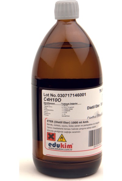 Edulab Eter Dietil Eter 1000 ml Amb.