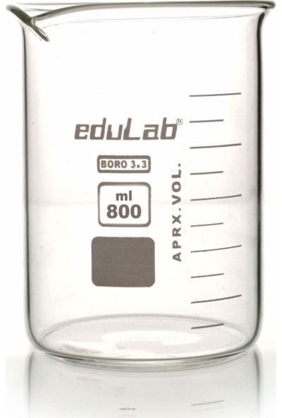 Edulab Beherglas 800 Ml. Cam