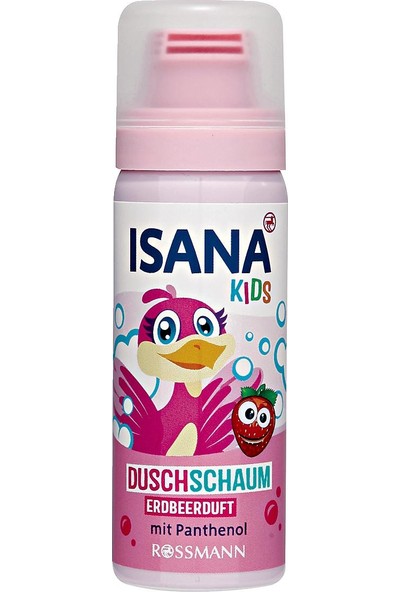 Isana Kids Duş Köpüğü Çilek Kokulu 50 ml