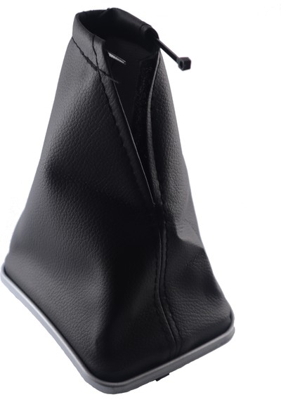 Moda Fiat Linea Siyah Deri Vites Körüğü Krom Çerçeve Moda Fiat Linea Siyah Deri Vites Körüğü Krom Çerçeve