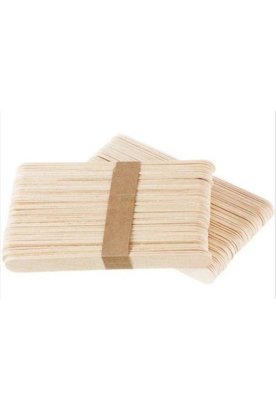 Hellove Ahşap Çubuk Dil Çubuğu Büyük Dondurma Çubuğu Renksiz 50'li Hellove Ahşap Çubuk Dil Çubuğu Büyük Dondurma Çubuğu Renksiz 50'li