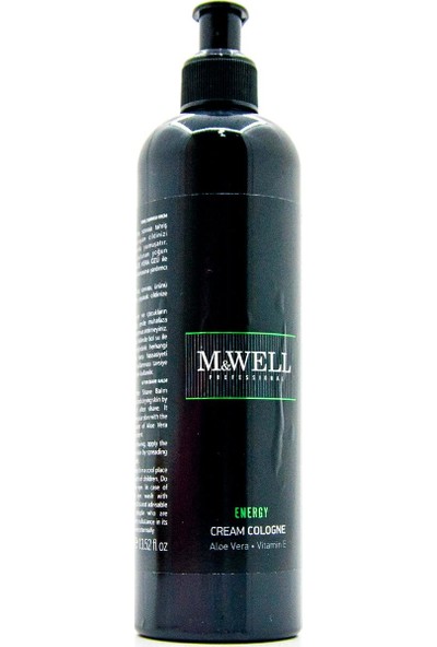 M&well Energy Tıraş Sonrası Krem 400 ml