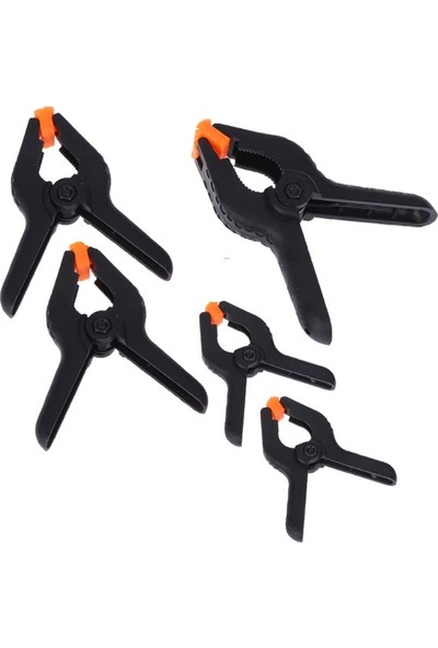 Depolife Kıskaç Klips Yaylı Işkence Plastik Kelepçe Güçlü Mafsallı Çene 5'li Depolife Kıskaç Klips Yaylı Işkence Plastik Kelepçe Güçlü Mafsallı Çene 5'li