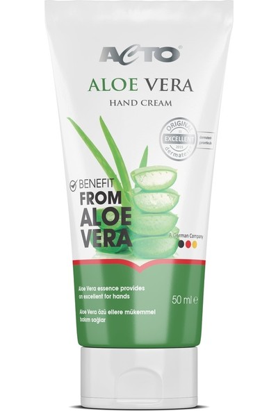 ACTO ALOE VERA 50 ml Canlandırıcı ve Onarıcı El Kremi