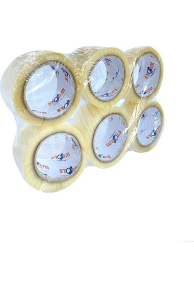 Storm Şeffaf Bant 45 mm x 100 mt 6'lı