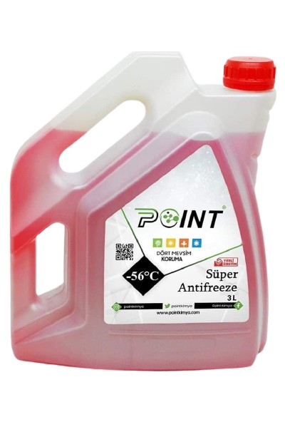 Point 3 lt -56 Derece Organik Kırmızı Antifriz Point 3 lt -56 Derece Organik Kırmızı Antifriz
