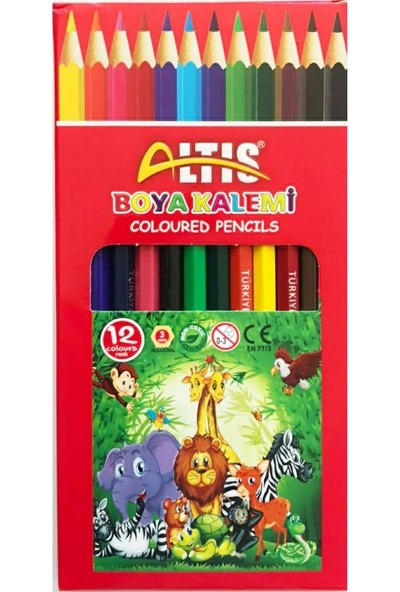 Altis 12 Renk Kuru Boya Tam Boy