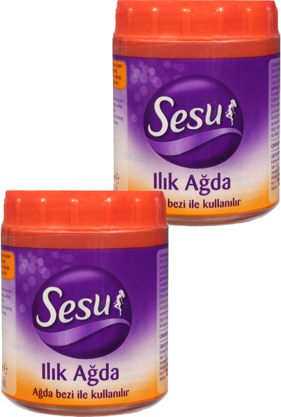 Sesu Turuncu Ilık Ağda 250 gr 2'li