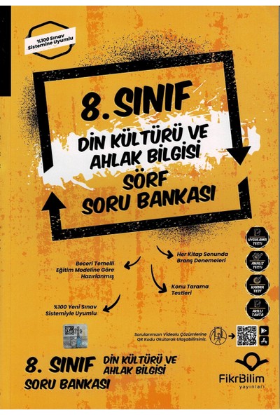 FikriBilim Yayınları 8. Sınıf Din Kültürü Sörf Soru Bankası