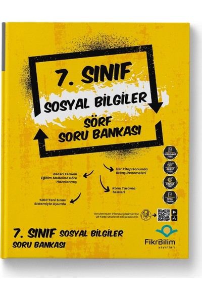 FikriBilim Yayınları 7. Sınıf Sosyal Bilgiler Sörf Soru Bankası FikriBilim Yayınları 7. Sınıf Sosyal Bilgiler Sörf Soru Bankası