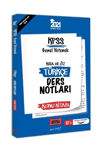 Yargı Yayınları 2021 Kpss Türkçe Kısa Ve Öz Ders Notları - Deniz Atalay Yargı Yayınları 2021 Kpss Türkçe Kısa Ve Öz Ders Notları - Deniz Atalay