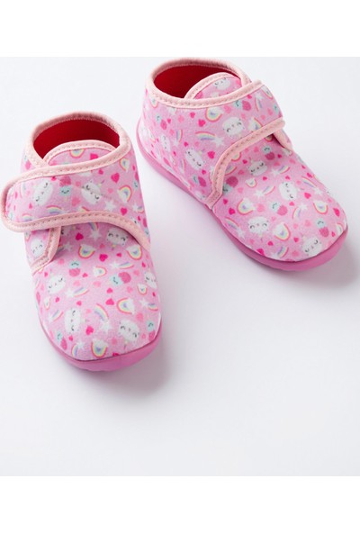Penti Pembe Kız Çocuk Kitten School Patik Çorap