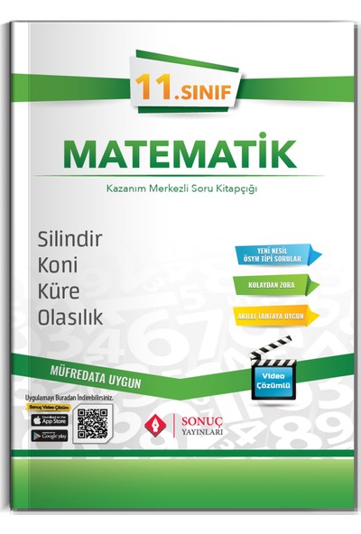 Sonuç Yayınları 11. Sınıf Silindir Koni Küre Olasılık