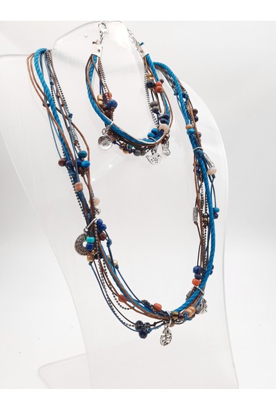 Takıtokacınız Otantik Kolye Bileklik Set