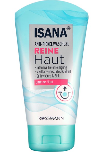 Isana Yüz Yıkama Jeli Sebum Üreten Cilde Özel Salisilik Asit & Çinko 150 ml Isana Yüz Yıkama Jeli Sebum Üreten Cilde Özel Salisilik Asit & Çinko 150 ml