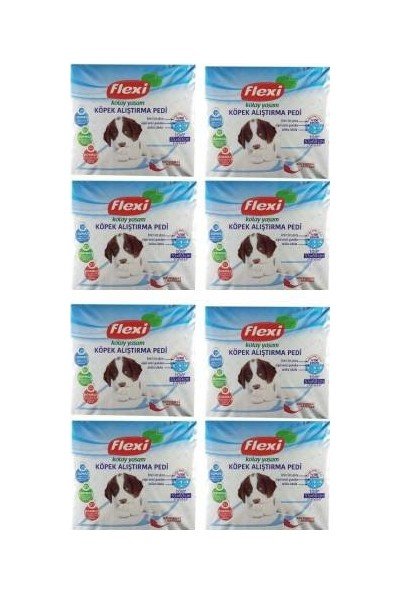 Flexi Kokulu ve Bantlı Köpek Alıştırma Çiş Pedi 80 Adet