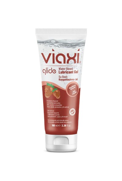 Glide Su Bazlı Çilek Aromalı Kayganlaştırıcı Jel 100 ml