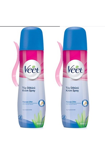 Veet Tüy Dökücü Sprey Hassas Cilt Için*2 Adet Veet Tüy Dökücü Sprey Hassas Cilt Için*2 Adet