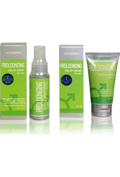Proloonging Cream 56 ml + Proloonging Sprey 59 ml - 2li Paket Proloonging Cream 56 ml + Proloonging Sprey 59 ml - 2li Paket