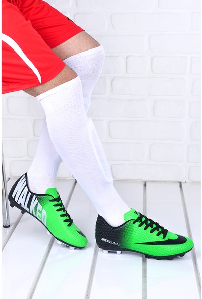 Walked 401 Km Krampon Çim Erkek Futbol Spor Ayakkabı