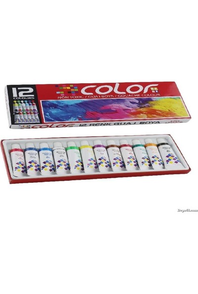 Colorbank Guaj Boya Seti 12'li Colorbank Guaj Boya Seti 12'li