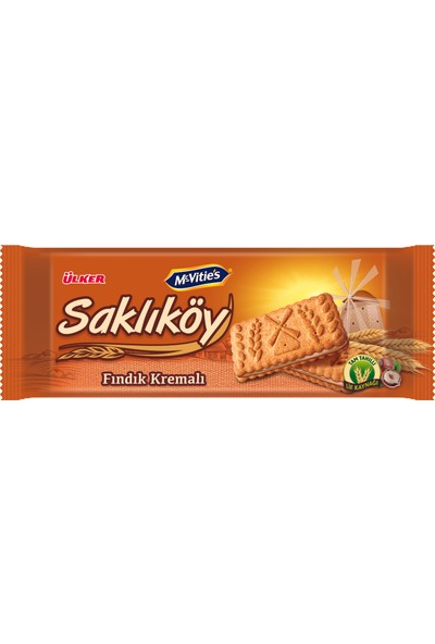 Ülker Saklıköy Fındıklı Kremalı Bisküvi 100 gr