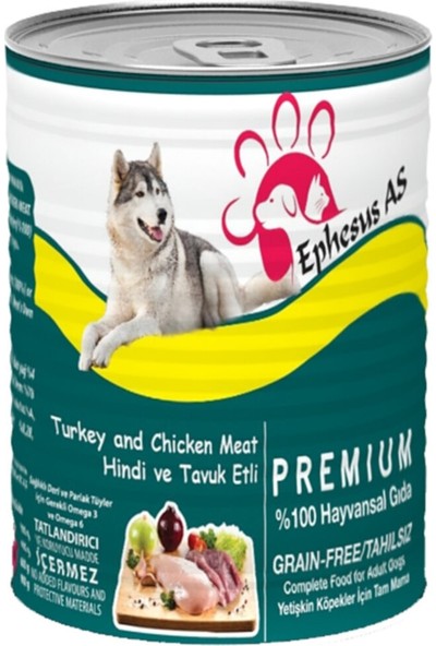 Ephesus As Sığır Etli Premium Köpek Konservesi, Yaş Mama 415 gr 24'lü Ephesus As Sığır Etli Premium Köpek Konservesi, Yaş Mama 415 gr 24'lü