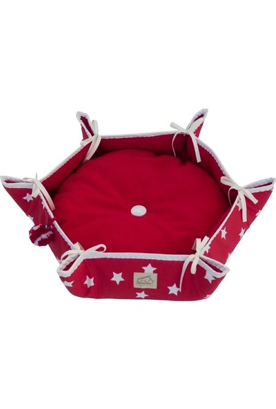 Akat Cosy Kırmızı Altıgen Yatak Akat Cosy Kırmızı Altıgen Yatak
