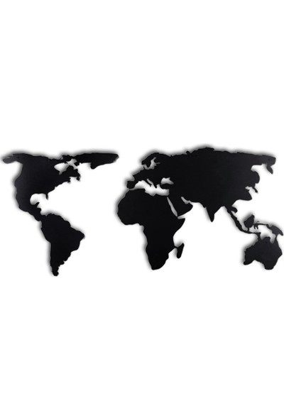 Thorqtech Dekoratif Duvar Metal Tablosu Dünya Haritası 60 x 120 cm Thorqtech Dekoratif Duvar Metal Tablosu Dünya Haritası 60 x 120 cm