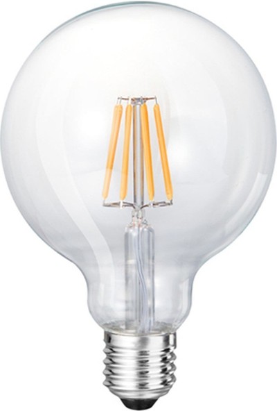 EREL G95 Filament Edison Tip Rustik Ampul 6 Watt LED Ampul - Gün Işığı EREL G95 Filament Edison Tip Rustik Ampul 6 Watt LED Ampul - Gün Işığı