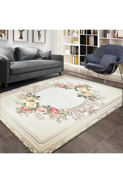 Canel Kırmızı Sarı Pembe Çiçekli Desenli Lastikli Halı Örtüsü Halı Kılıfı Canel Kırmızı Sarı Pembe Çiçekli Desenli Lastikli Halı Örtüsü Halı Kılıfı