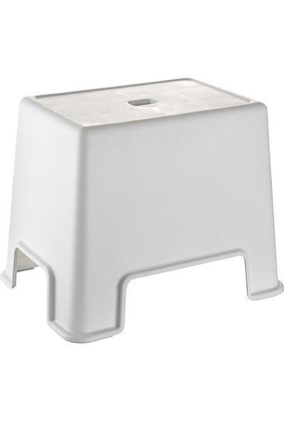 Çelik Ayna CLK128 Lüx Çok Amaçlı Plastik Banyo Taburesi Beyaz Çelik Ayna CLK128 Lüx Çok Amaçlı Plastik Banyo Taburesi Beyaz