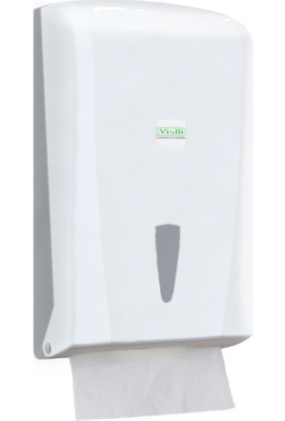 Vialli K21 Z Katlı Kağıt Havlu Dispenseri 400'lü Beyaz