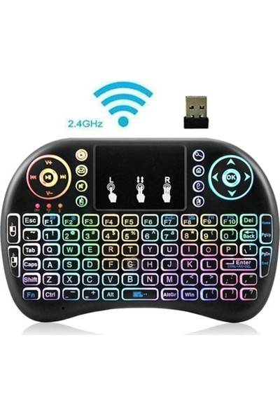 DNR Kablosuz Bluetooth Türkçe Siyah Mini Klavye Mouse Smart Tv Box DNR Kablosuz Bluetooth Türkçe Siyah Mini Klavye Mouse Smart Tv Box