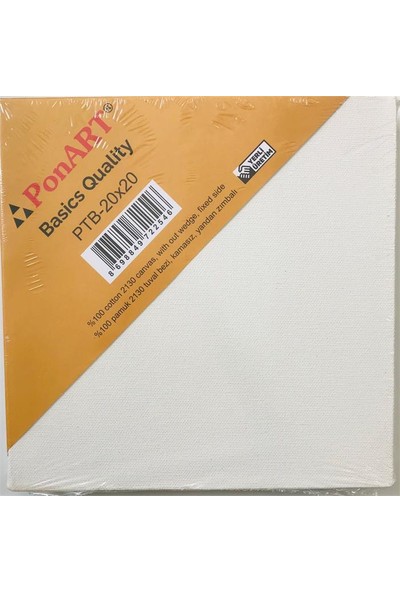 Ponart Basic Tuval 20 x 20 cm