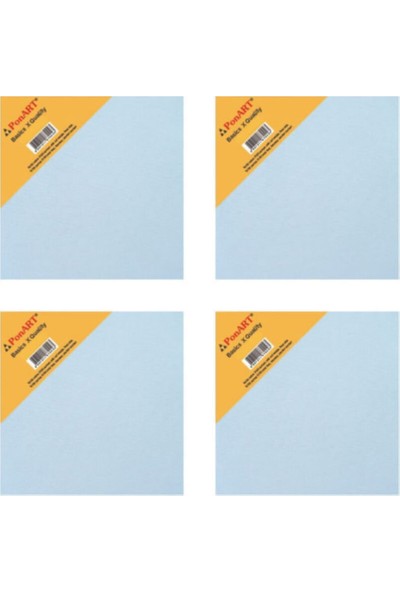 Ponart Basic Tuval 10 x 10 cm 4 Adet